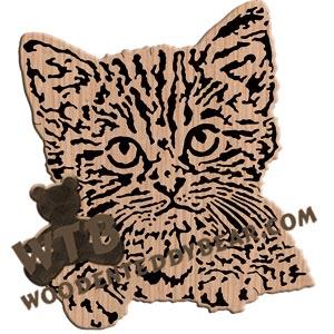 Kitten fretwork scroll saw pattern |The Wooden Teddy Bear - The Wooden ...