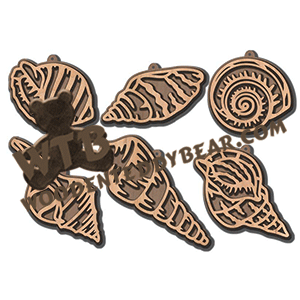 Fretwork Layered Seashell Ornaments | Fretwork Scroll Saw Pattern ...