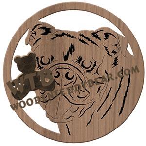 Bull Dog fretwork scroll saw pattern | The Wooden Teddy Bear - The ...