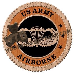 US Army Airborne fretwork scroll saw pattern | The Wooden Teddy Bear ...