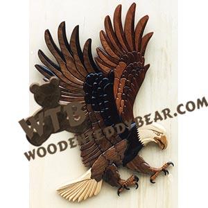 Bald Eagle Intarsia intarsia scroll saw pattern | The Wooden Teddy Bear ...
