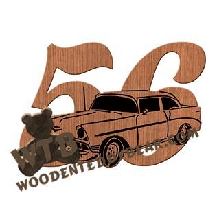 56 Chevy fretwork scroll saw pattern | The Wooden Teddy Bear