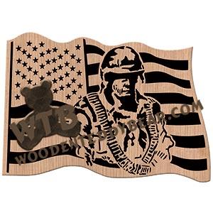 Military & Patriotic | Scroll Saw Patterns | Wooden Teddy Bear
