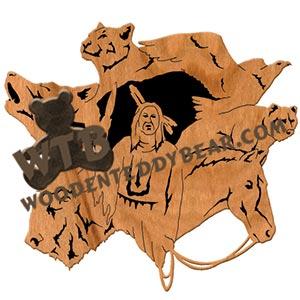 Out of the West fretwork scroll saw pattern | The Wooden Teddy Bear ...