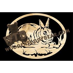 Chubby Rabbit fretwork scroll saw pattern | The Wooden Teddy Bear - The ...