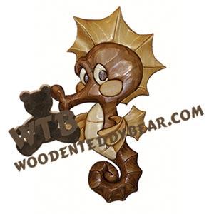 Swordfish Octopus Seahorse Intarsia scroll saw pattern | The Wooden ...