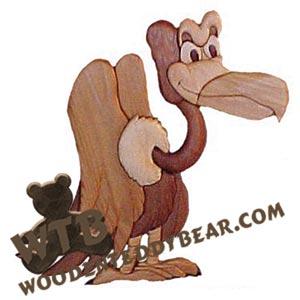 Buzz Buzzard Intarsia scroll saw pattern | The Wooden Teddy Bear - The ...
